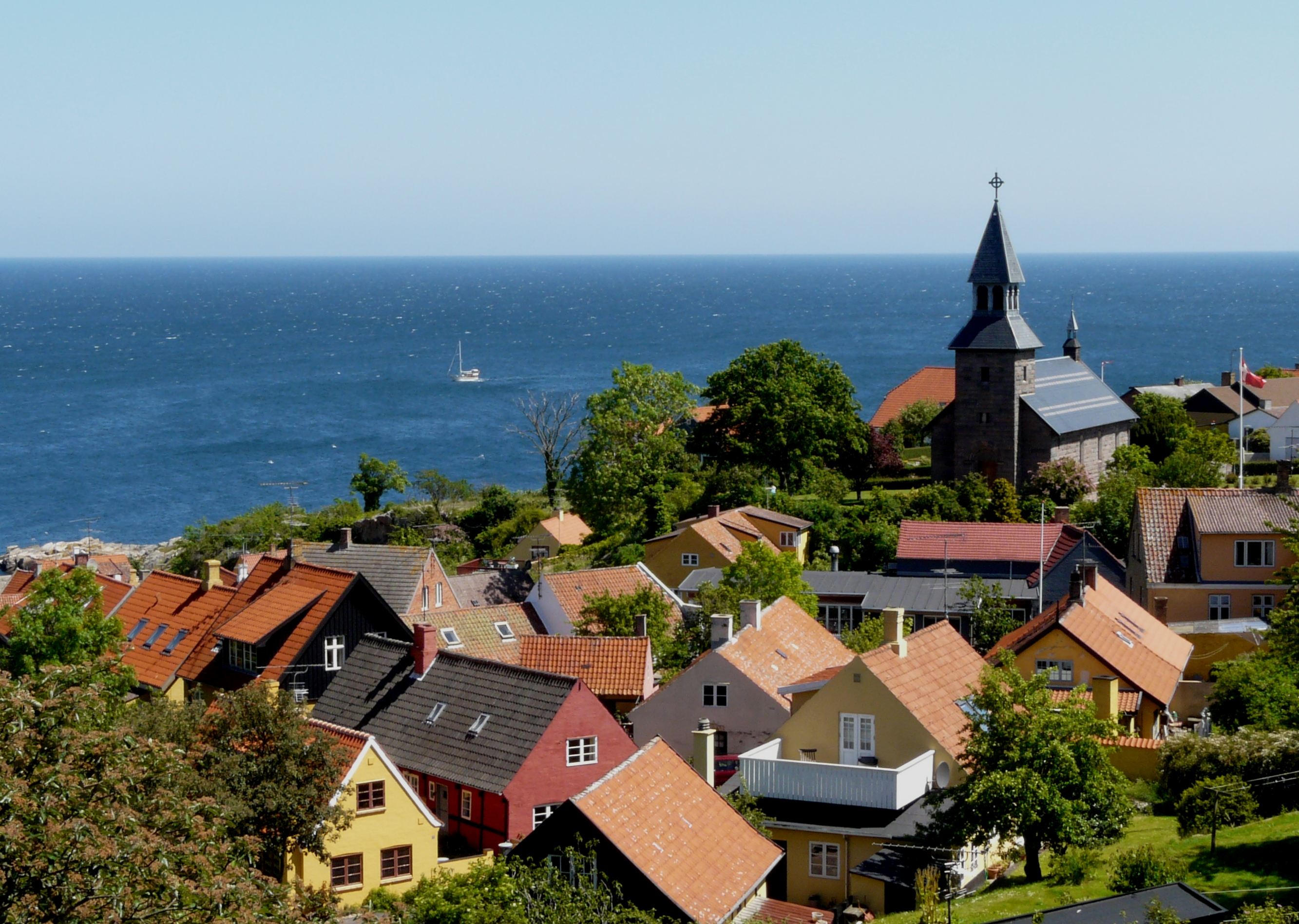 Sun Over Danish Gudhjem - Daily Scandinavian
